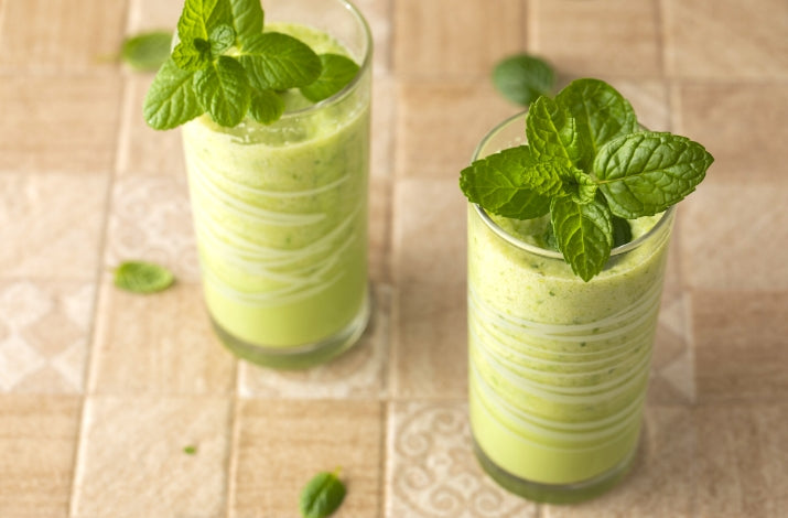 Mint Green Smoothie - HLTH Code Australia